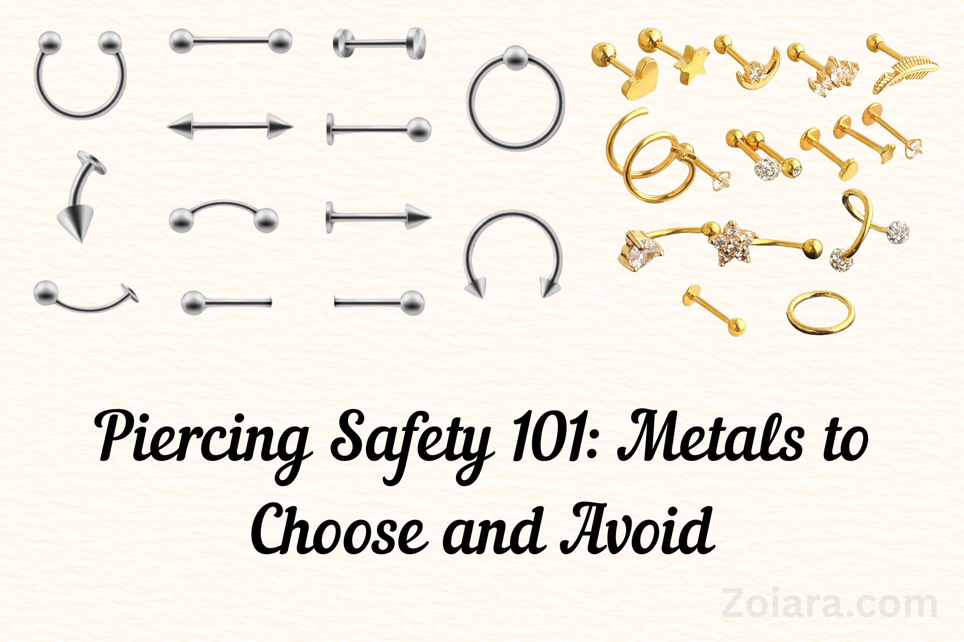 Piercing Safety 101: Metals To Choose And Avoid - Zoiara